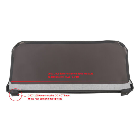 MasterTop Complete Replacement Soft Top Window Kits for 07-18 Jeep ...